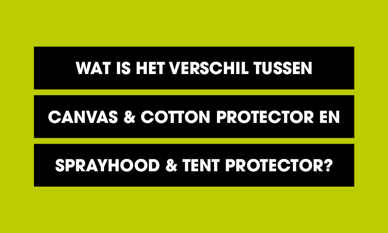 What is the difference between Canvas & Cotton Protector and Sprayhood ...