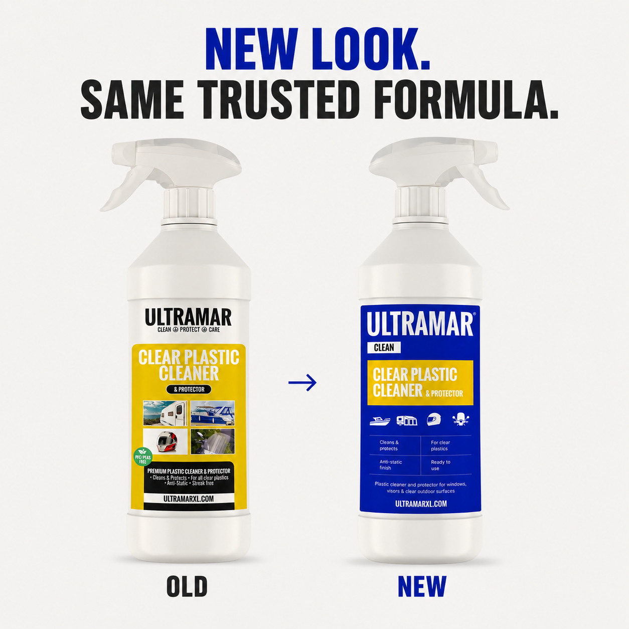 Clear Plastic Cleaner & Protector – Veiligheid & PFAS – ULTRAMAR®